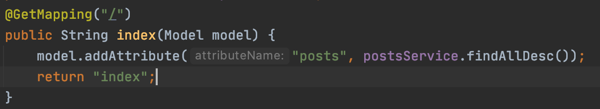 CH4 머스테치로 화면 구성하기